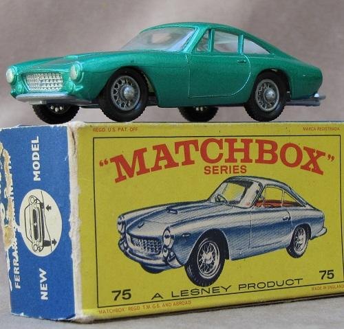 Vintage Matchbox Lesney No 75 Ferrari Berlinetta With, 48% OFF