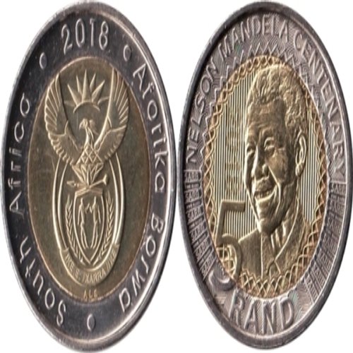 Other Mandela Coins - Nelson Mandela Centenary R5 Coin 1918-2018 was ...