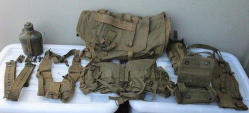 Kit - ALMOST FULL RHODESIAN WEBBING KIT FOLLOWING: LARGE BACKPACK ...