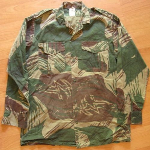 Uniforms - RHODESIAN CAMO LONG SLEEVE SHIRT SIZE 41 WITH RHODESIAN ARMY ...