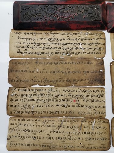 Ethnic & Tribal Art - ANTIQUE KAMA SUTRA PALM LEAF MANUSCRIPT was sold ...