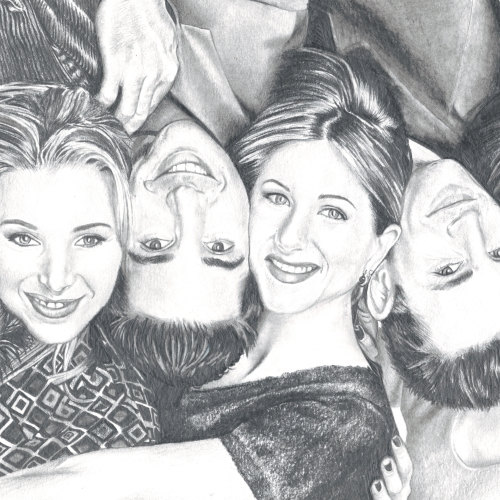 Drawings - The Cast of FRIENDS TV Show Drawing was listed for R750.00 ...