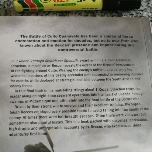 Books - 1 RECCE THROUGH STEALTH OUR STRENGTH VOLUME 3 ALEXANDER ...