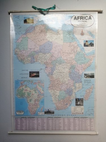 Maps - Awesome roll up map of Arfica. for sale in Johannesburg (ID ...