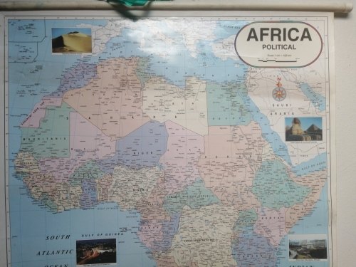 Maps - Awesome roll up map of Arfica. for sale in Johannesburg (ID ...