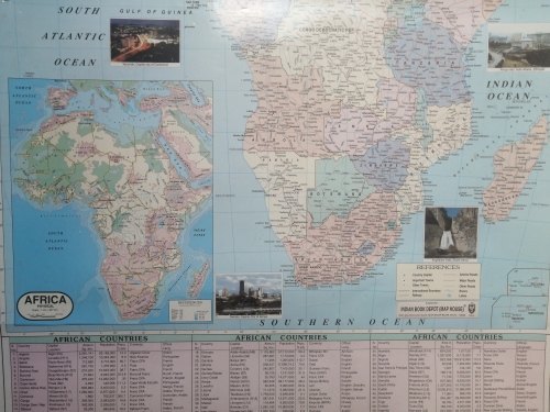 Maps - Awesome roll up map of Arfica. for sale in Johannesburg (ID ...