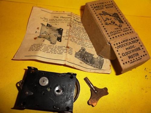 Other Collectable Toys - MECCANO- 1947- CLOCKWORK MAGIC MOTOR USED AND ...