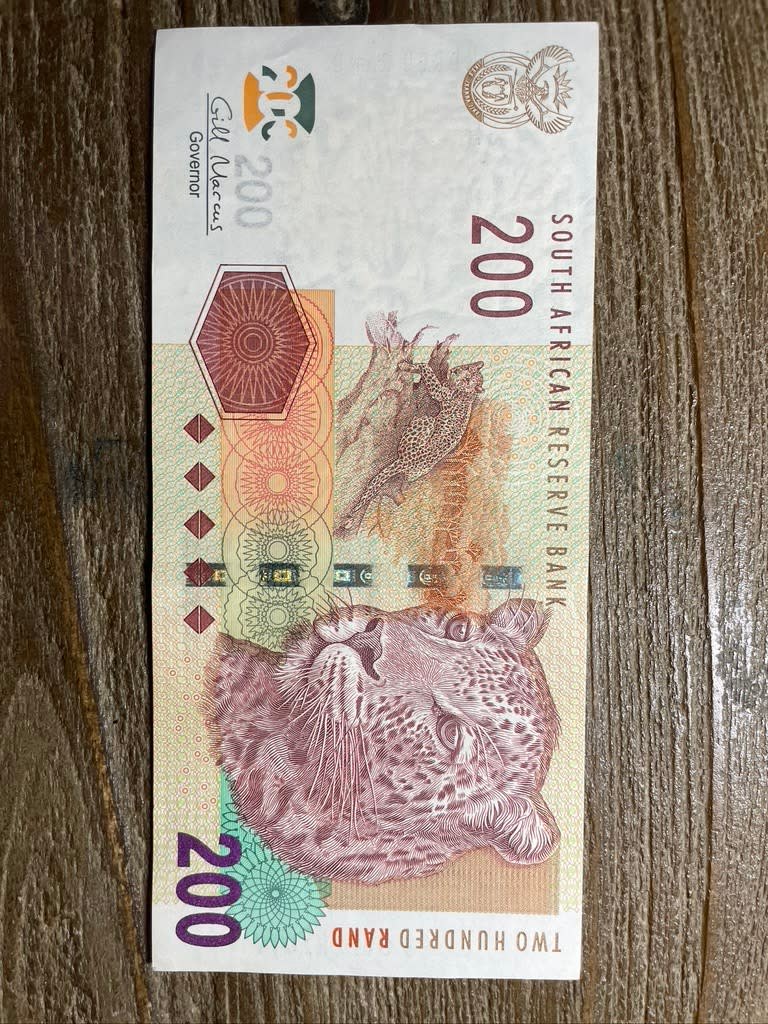 Gill Marcus - G Marcus * R200 leopard * AA prefix * getting scarcer was ...