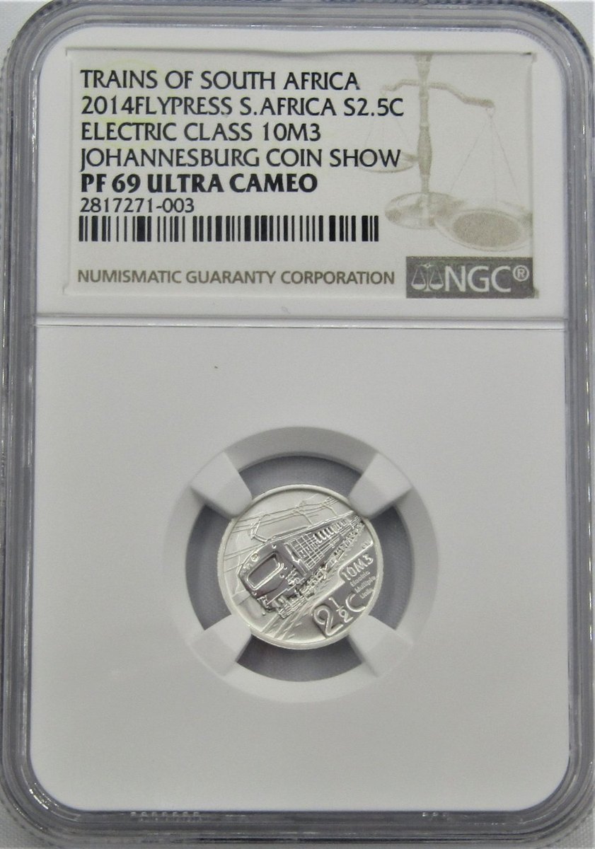 Two and a Half Cent - 2014 Silver 2.5 Cents TRAINS OF SOUTH AFRICA ...