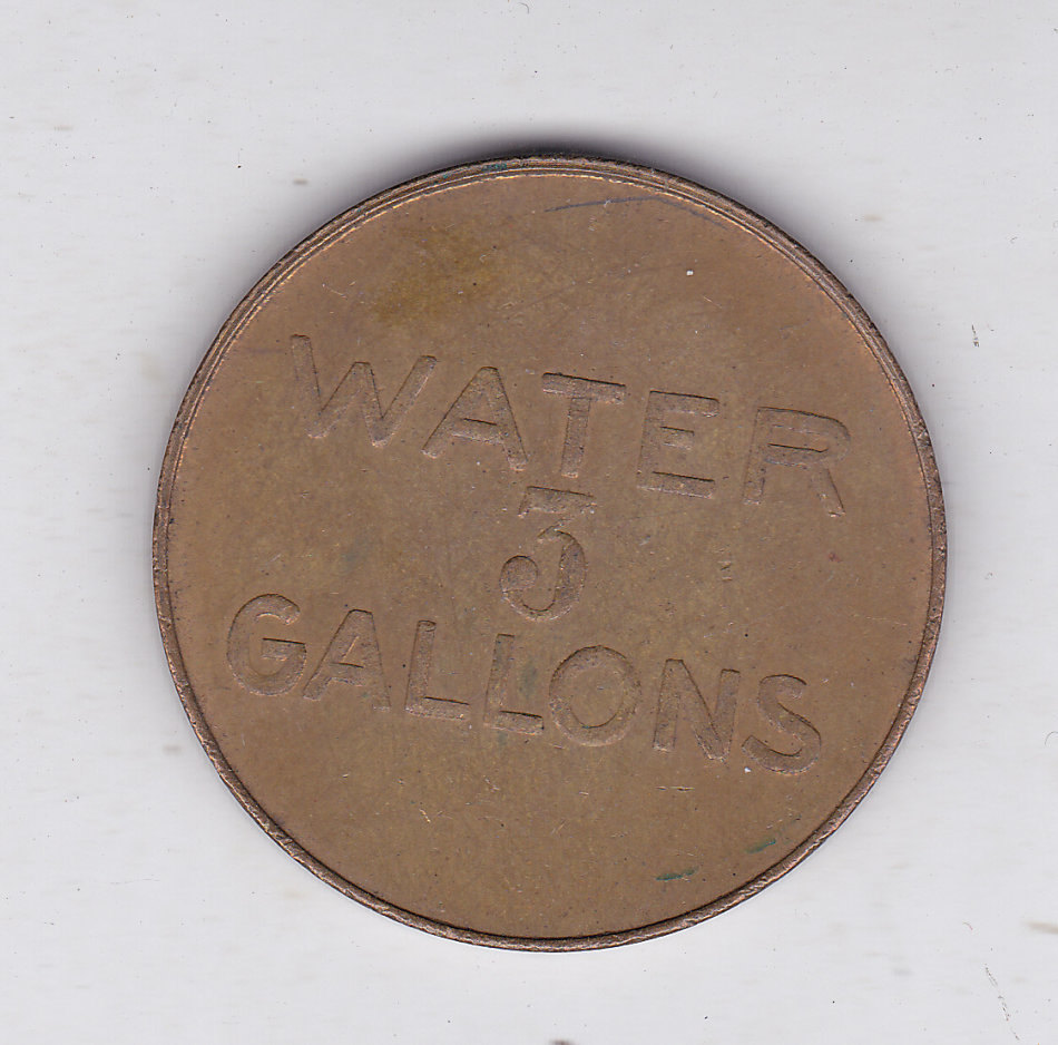 Tokens - JAGERSFONTEIN MUNICIPALITY WATER TOKEN - 3 GALLONS was sold ...