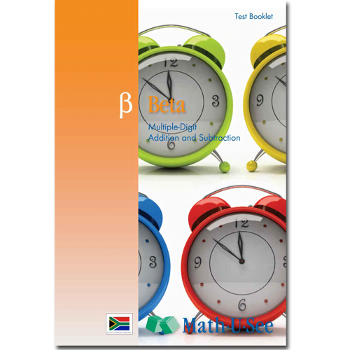 Mathematics - RSA Beta - Test Book MATH-U-SEE for sale in ...