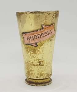 Other Militaria - Royal Sable - Rhodesia small vase made from bullet ...