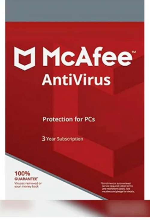Antivirus & Security - McAfee AntiVirus 1 Device 3 Years for sale in ...