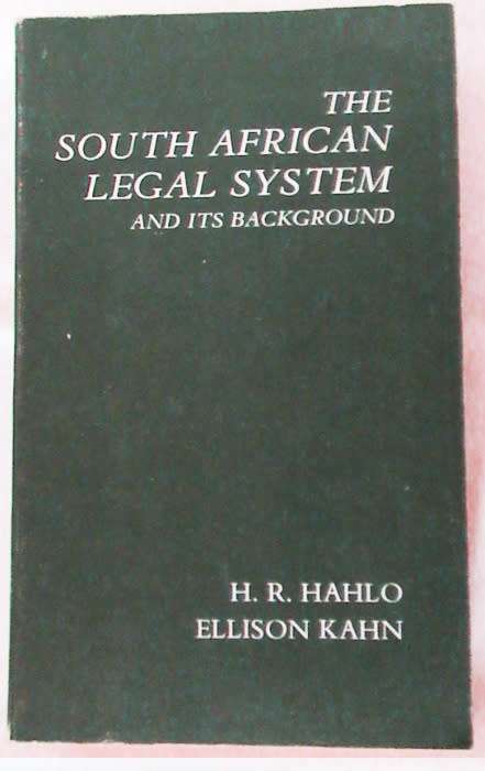 Law - Law Books x 3 - The SA Legal system and its background, Rhodesian ...