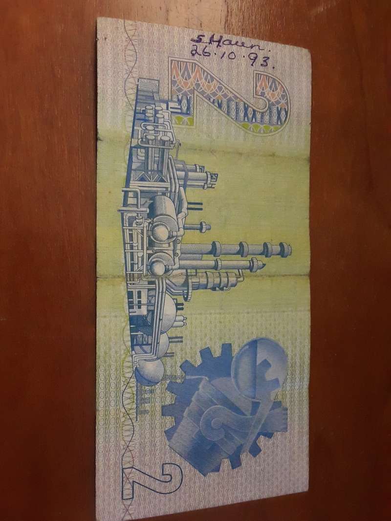 GPC de Kock - South African de Kock R2 two rand note for sale in ...