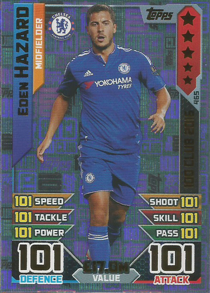 Trading Cards - EDEN HAZARD - MATCH ATTAX 2016/2017 - RARE LEGEND "CLUB ...