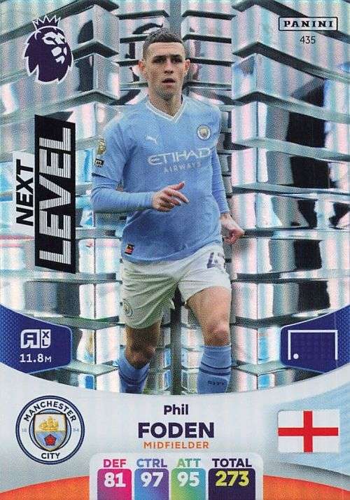 Trading Cards - PHIL FODEN - PANINI English Premier League 2023/24 ...