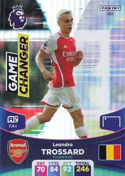 Trading Cards - LEANDRO TROSSARD - PANINI English Premier League 2023/ ...