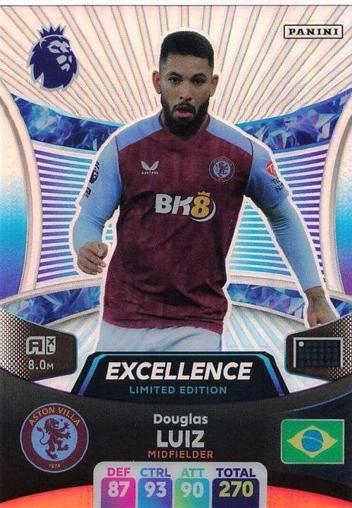 Trading Cards - DOUGLAS LUIS - PANINI English Premier League 2023/24 ...