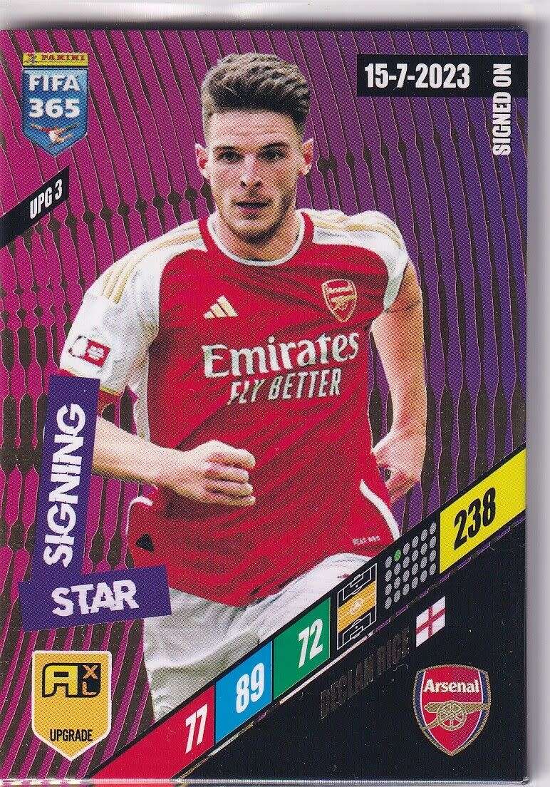 Trading Cards - DECLAN RICE - PANINI `FIFA 365 COLLECTION` 2024 UPDATES ...