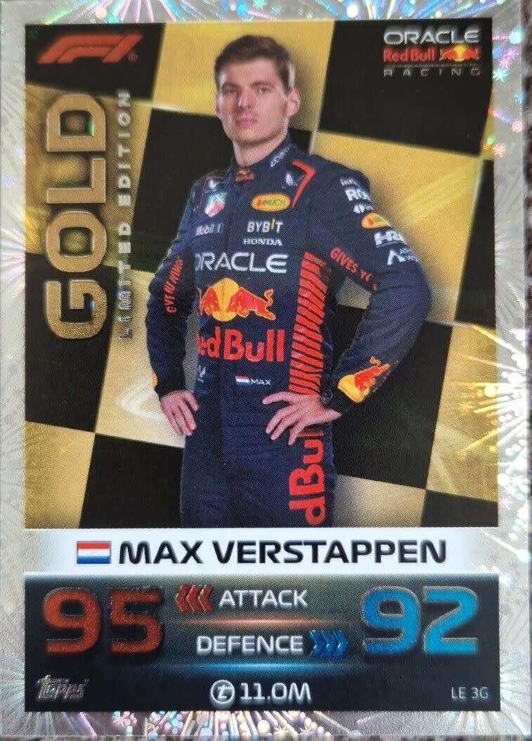 Trading Cards - MAX VERSTAPEN - TOPPS `TURBO ATTAX F1` 2023 COLLECTION ...
