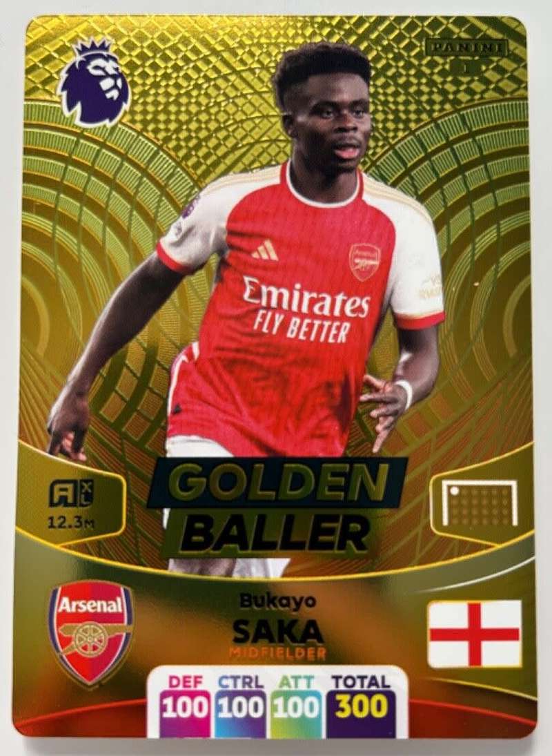 Trading Cards - BUKAYO SAKA - PANINI English Premier League 2023/24 ...