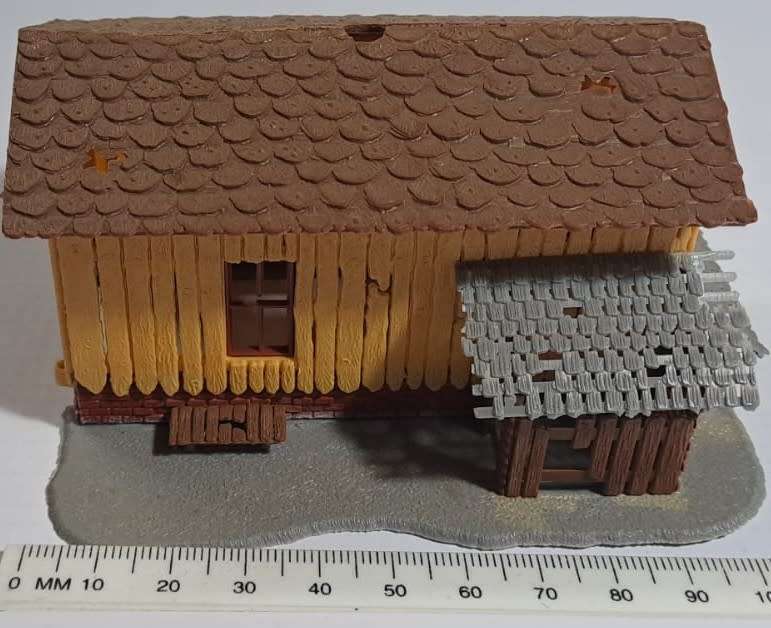 Scenery - Model Trains HO 1 x Building missing doors for sale in ...