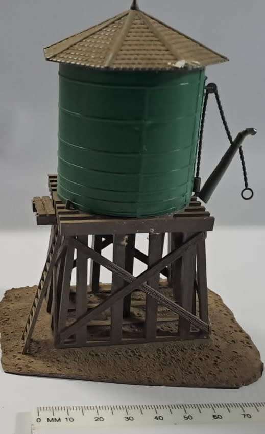 Scenery - Model Trains HO 1 x Green Water Tower. for sale in ...