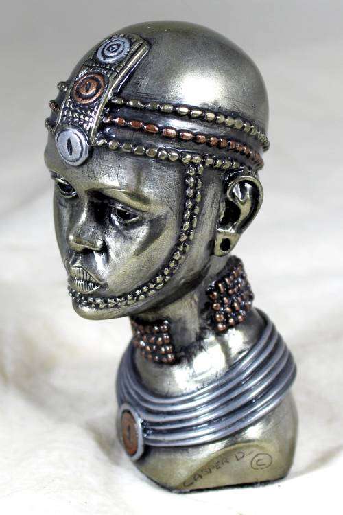 Sculptures & Carvings - Casper Darare - Young Masai Girl - Posthumous ...