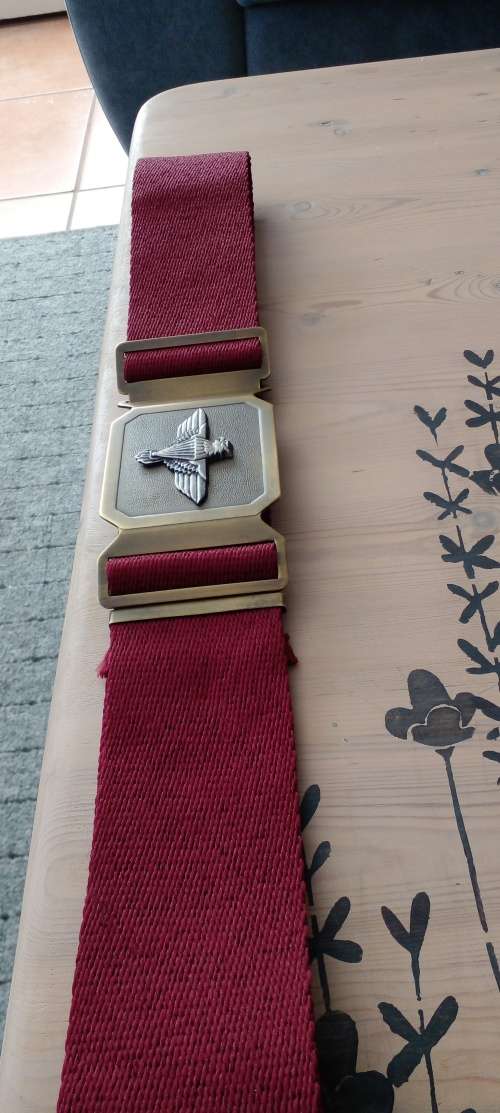 South African Army - SA ARMY 44 PARACHUTE REGIMENT STABLE BELT WITH ...