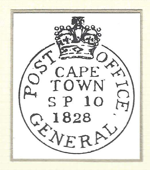 Cape of Good Hope - Cape 1828 The Second Dated Letter Stamp (DLS 3) and ...