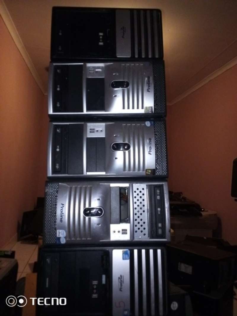 PC Desktops & All-in-Ones - 2 x Proline Officeware Tower Desktop PC ...