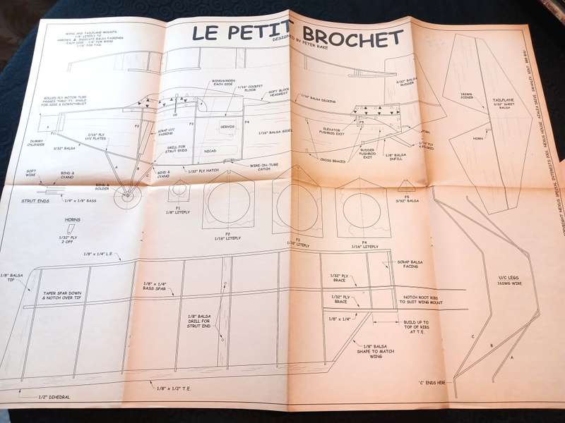 Aircraft & Spacecraft - Le Petit Brochet designed by Peter Rake: Plan ...