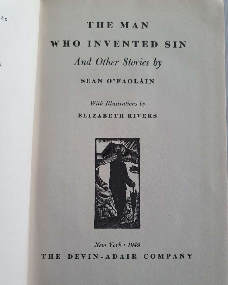 Other Antiquarian & Collectable - The Man Who Invented Sin. 1949 . Sean ...