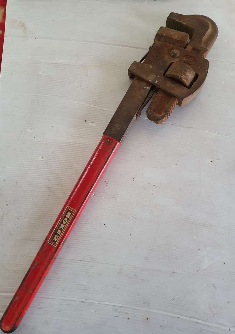 Tools - VINTAGE 24 INCH HUGE HENRY BOKER GERMANY MONKEY WRENCH. FORGED STEEL. for sale in ...