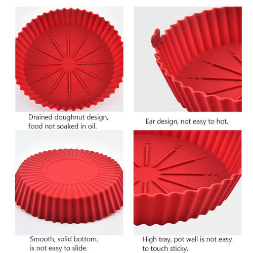 Baking Moulds - Nonstick Silicone Baking Mold Reusable Pan Pizza Cake ...