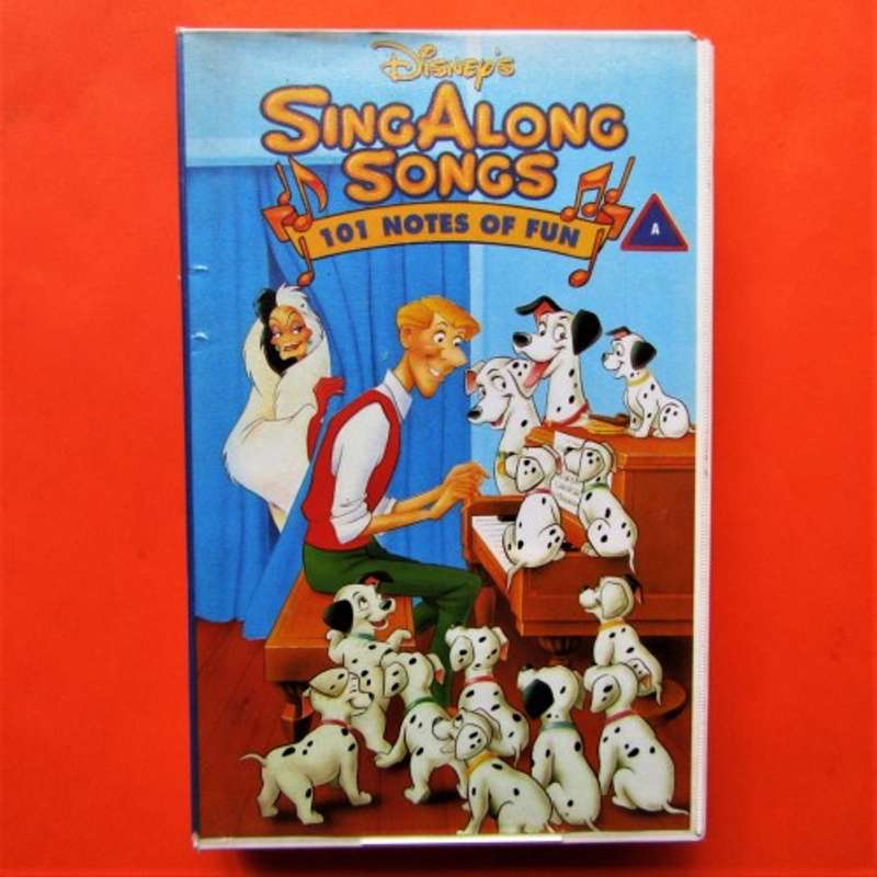 TV Series - SingAlong Songs: 101 Notes of Fun - Walt Disney VHS Tape ...