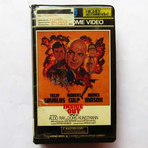 Movies - Inside Out - Telly Savalas - Crime Comedy VHS Tape (1984) was ...