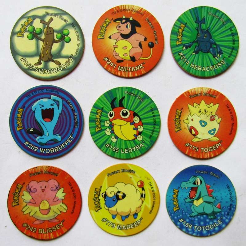 Trading Cards - Lot of 9 Pokemon WJ Tazo Slammers by Simba was sold for ...