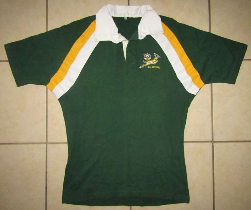 Sporting Memorabilia - Old Springbok Rugby Jersey - XL Size was sold ...