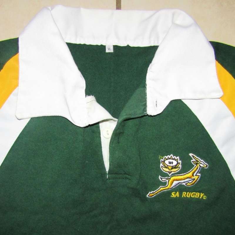 Sporting Memorabilia - Old Springbok Rugby Jersey - XL Size was sold ...