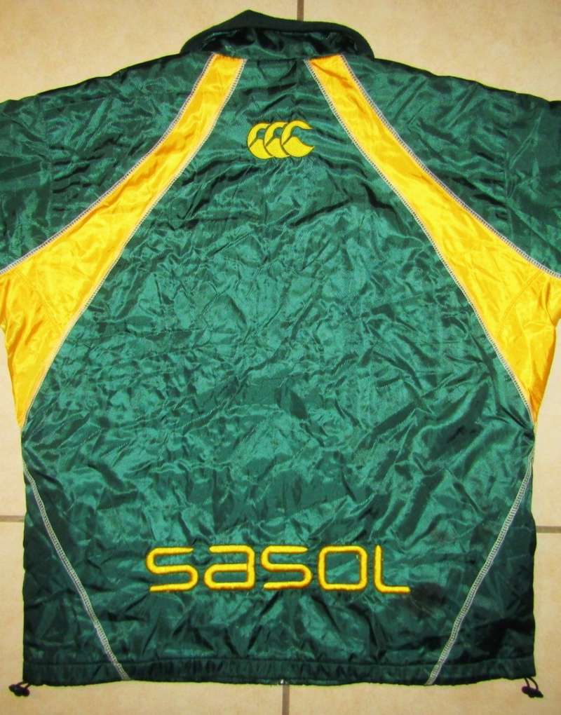 Sporting Memorabilia - Old Springbok Rugby Tracksuit Jacket - Small ...