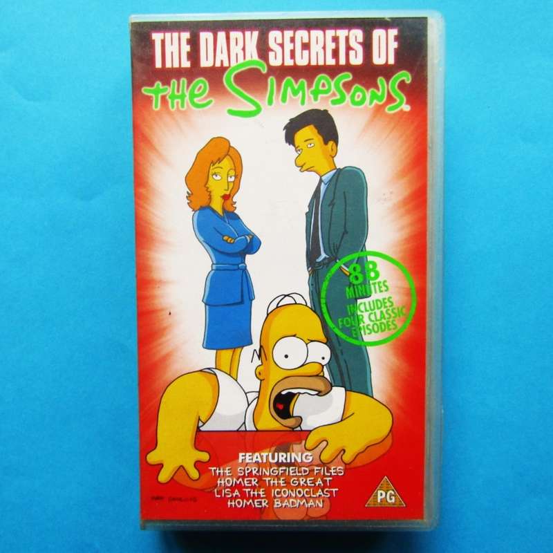 TV Series - The Dark Secrets of the Simpsons - VHS Video Tape (1997 ...