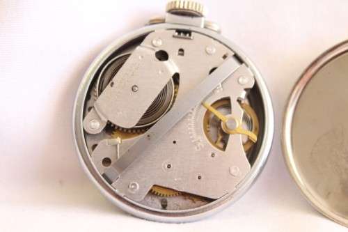 Pocket Watches - A gorgeous antique Canadian made Westclox Zobo chrome ...