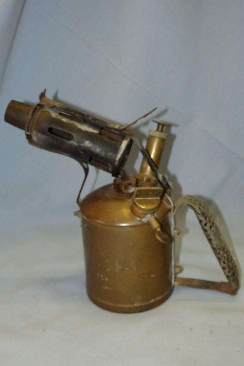 Other Antiques & Collectables - THREE RARE VINTAGE BRASS PARAFFIN BLOW ...