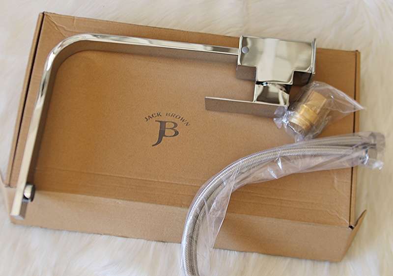 Sinks & Taps - Jack Brown Kitchen Mixer Tap with Hose - Chrome Silver ...