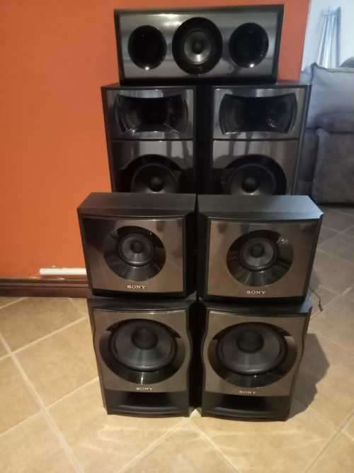 Home Theatre Systems - Sony 5.2 channel Mgongo sound system was sold ...