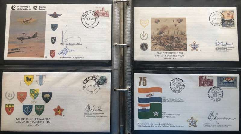 Republic of South Africa - RSA - ALBUM FULL OF SAF and SADF - 80 COVERS ...