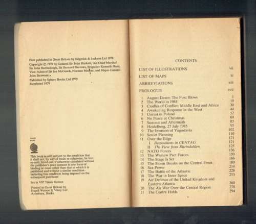 History & Politics - The third world war - Gen Sir John Hackett - 1979 ...