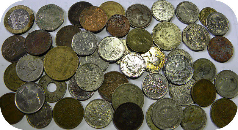 Collections & Lots - 50 x Random World Ancient coins at R5 each! 176g ...